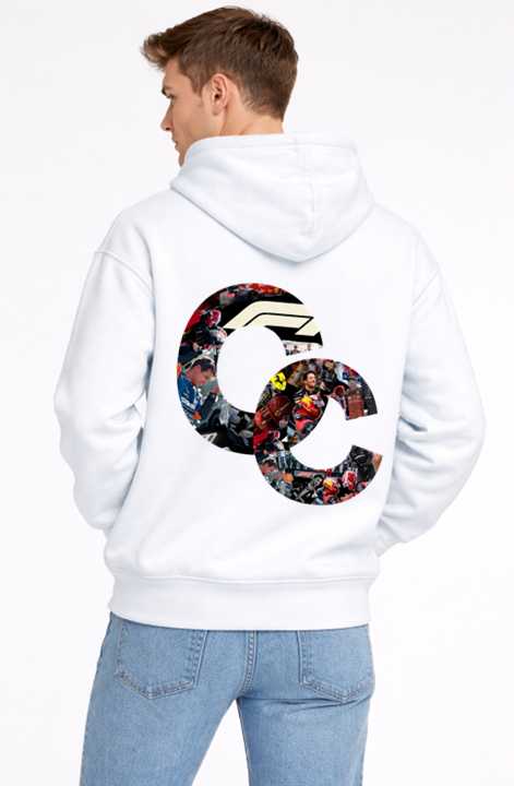 Chicane Club Signature Oversized Hoodie - White